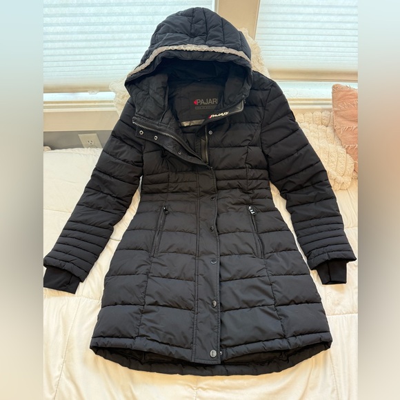 Pajar | Jackets & Coats | Pajar Womens Black Hooded Puffer Coat | Poshmark